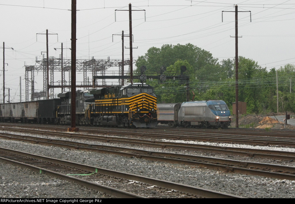 Nickle Plate Road meet Amtrak